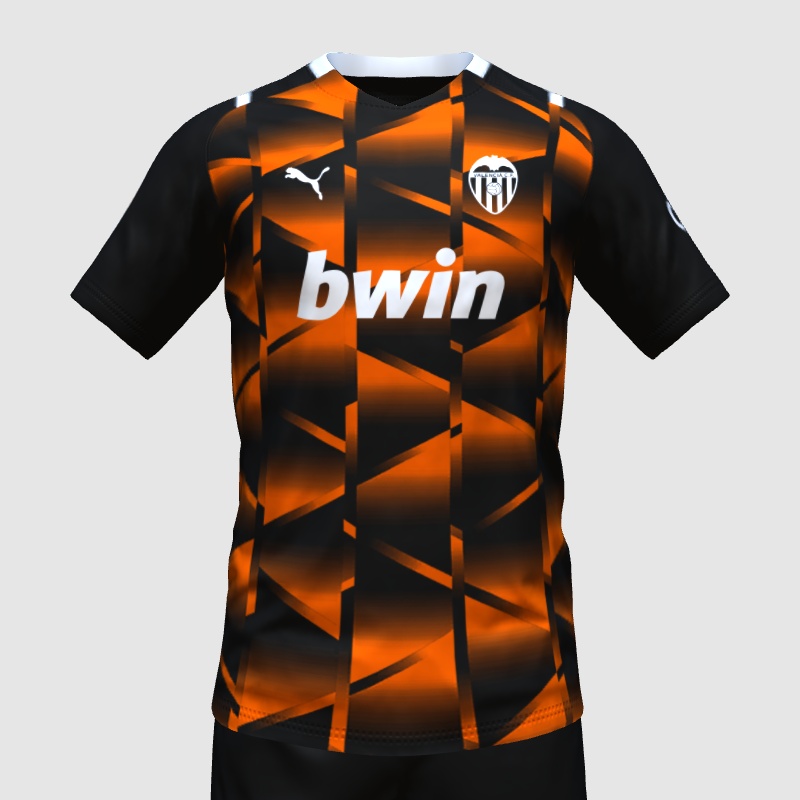 Valencia 2021/22 Away Kit - FIFA Kit Creator Showcase