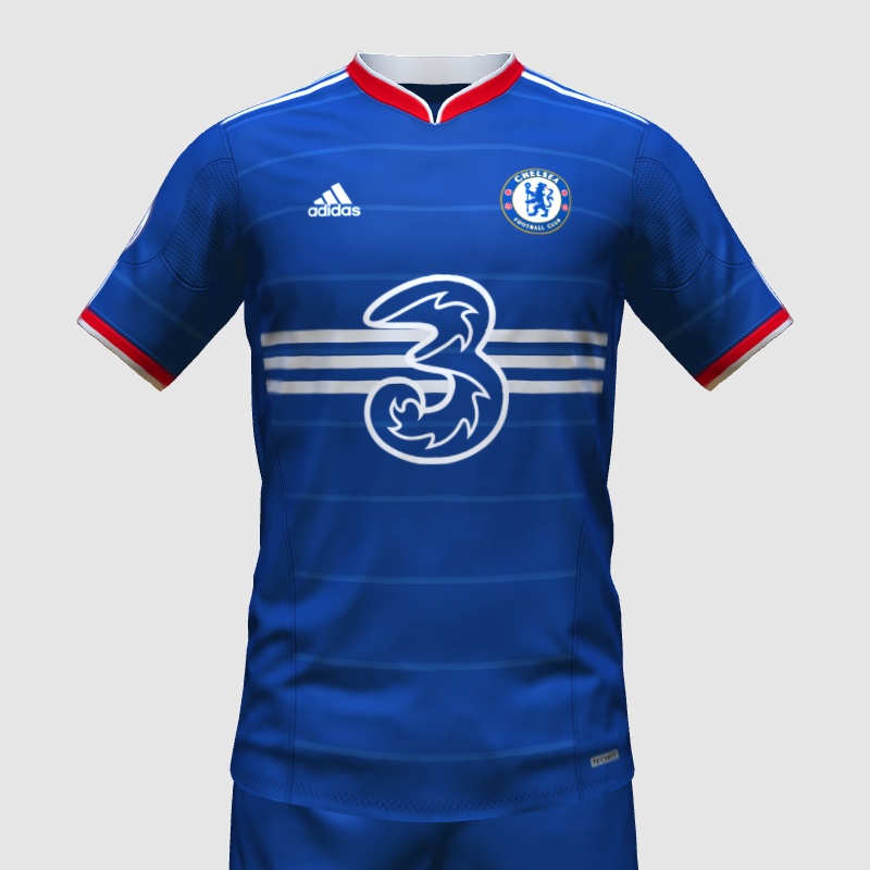 Chelsea x Adidas home concept kit - FIFA 23 Kit Creator Showcase