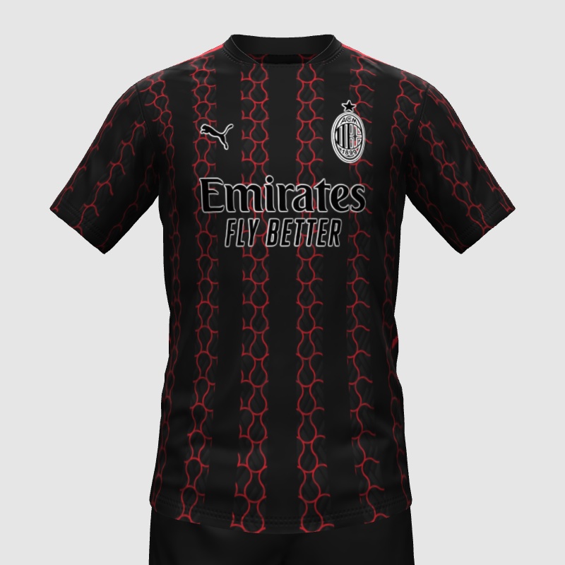 "Outline Series" #5 - AC Milan - FIFA Kit Creator Showcase