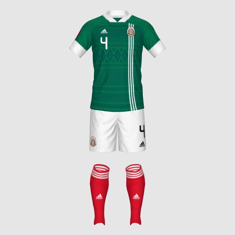 Mexico 2022 World Cup Home Kit (Concept) - FIFA Kit Creator Showcase