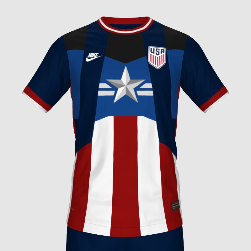 USA x Captain America - FIFA Kit Creator Showcase