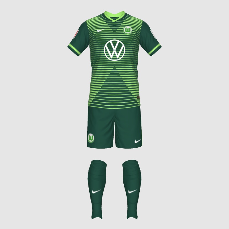 Vfl Wolfsburg Home Kit - FIFA 23 Kit Creator Showcase