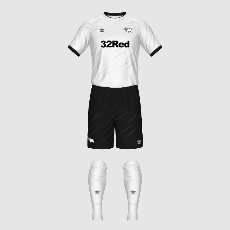 Derby County Home concept kit - FIFA Kit Creator Showcase