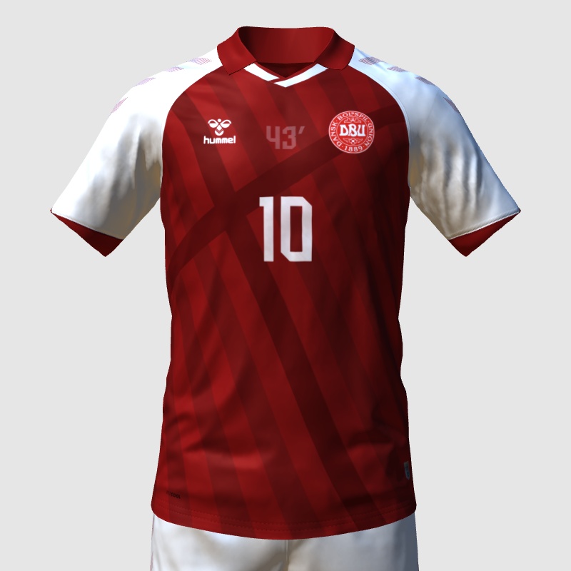 Denmark Home Kit - FIFA 23 Kit Creator Showcase