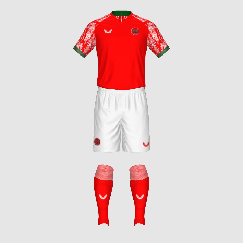 Indonesia Home Concept Kit By Castore Fifa Kit Creator Showcase
