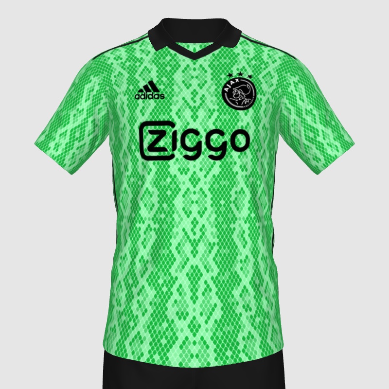 Ajax Away Green Snake - FIFA Kit Creator Showcase