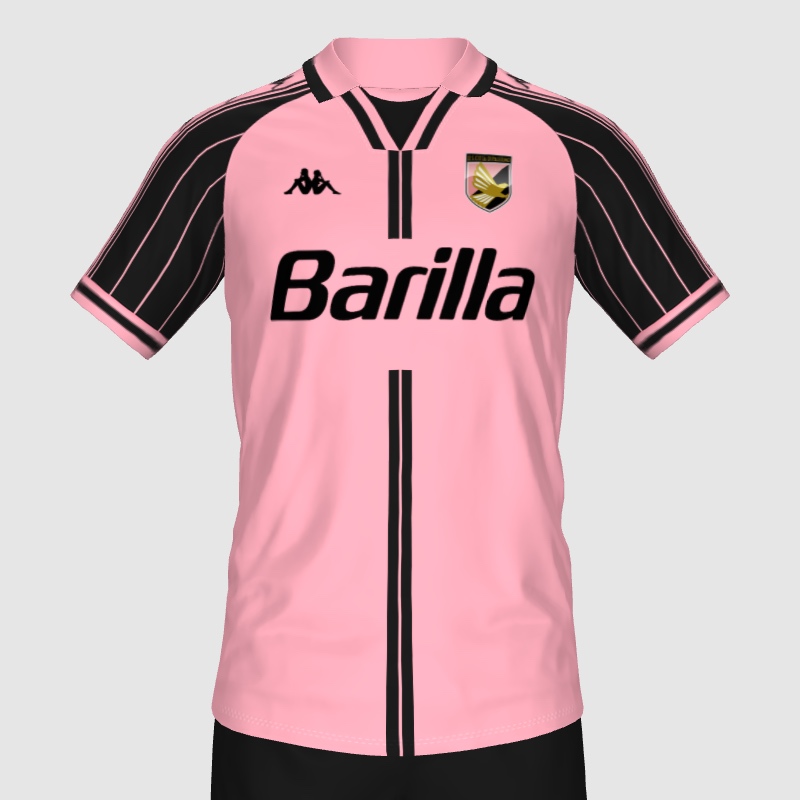 Palermo Barilla Retro Kit Concept - FIFA Kit Creator Showcase