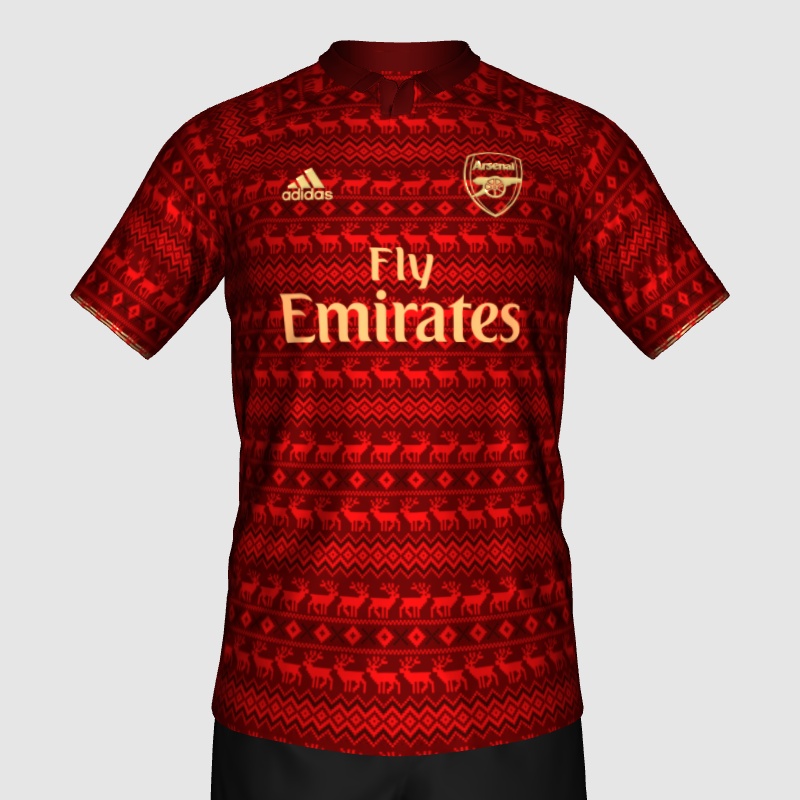Arsenal Christmas Home Jersey - FIFA 23 Kit Creator Showcase
