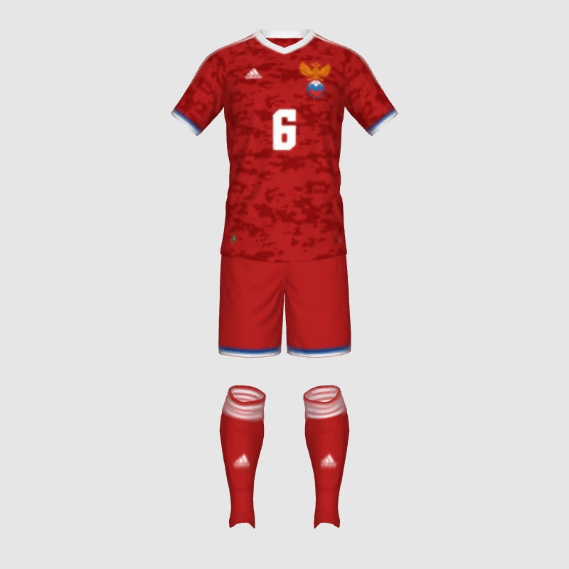Russian Football Kit for Qatar 2022 - FIFA Kit Creator Showcase