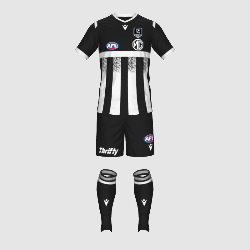 Port Adelaide Prison Bars - FIFA 23 Kit Creator Showcase
