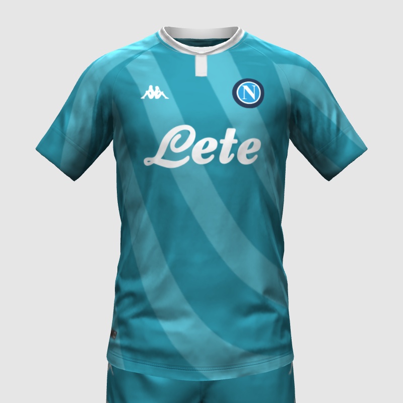 Napoli Home Kit Kappa - FIFA Kit Creator Showcase