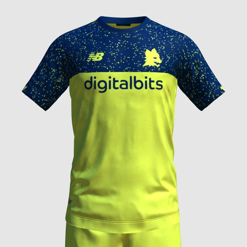 AS Roma third concept - FIFA Kit Creator Showcase