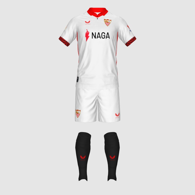 Castore Sevilla 2022/23 Home Concept - FIFA Kit Creator Showcase