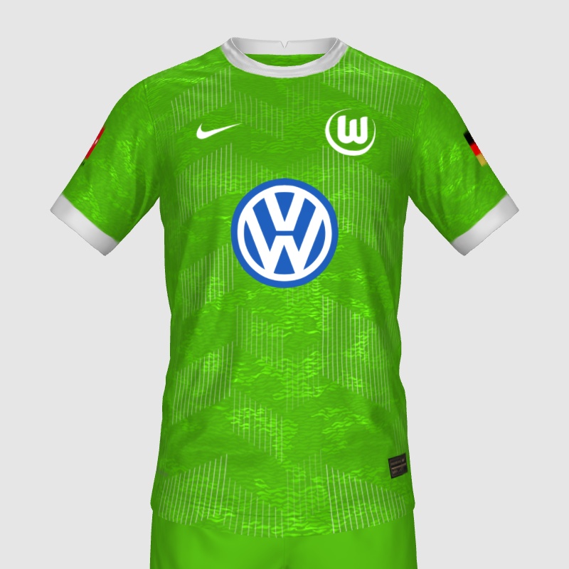 VFL WOLFSBURG HOME KIT 2022-2023 - FIFA Kit Creator Showcase
