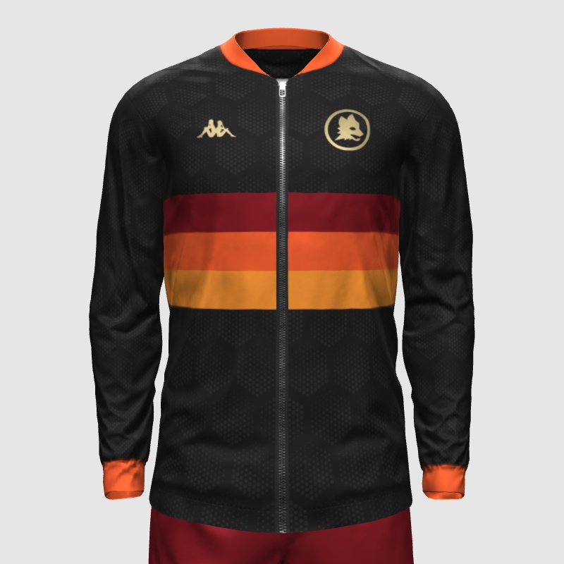Roma Training Jacket - FIFA 23 Kit Creator Showcase