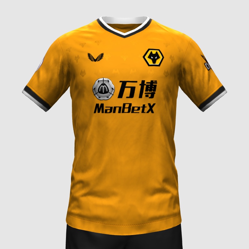 Wolves 2022/23 Home Kit concept - FIFA 23 Kit Creator Showcase