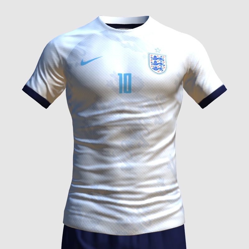 England Home Qatar - FIFA Kit Creator Showcase
