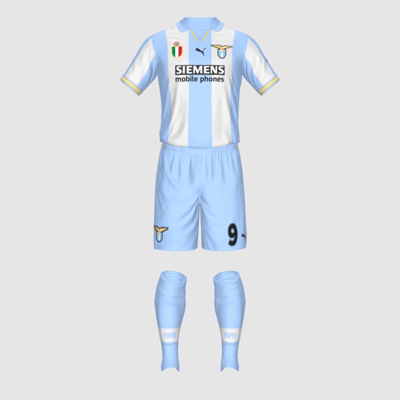 SS Lazio Home (Champions League) 2000-01 - FIFA Kit Creator Showcase