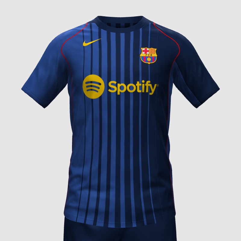 Barcelona Away Kit 2004/05 with modern sponsors - FIFA 23 Kit Creator ...