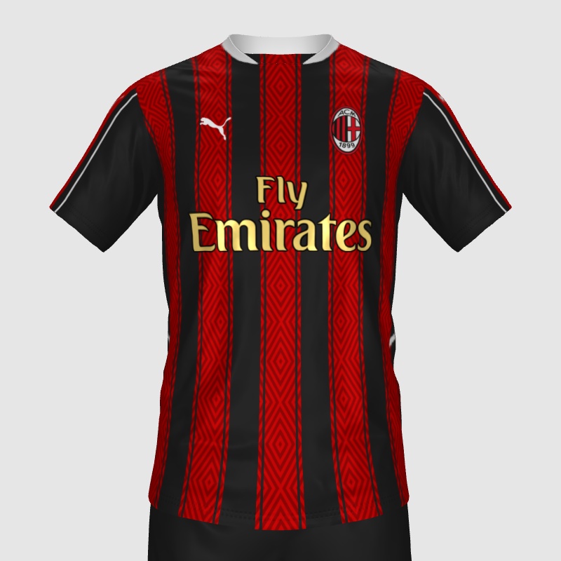 AC Milan Home Kit - FIFA Kit Creator Showcase