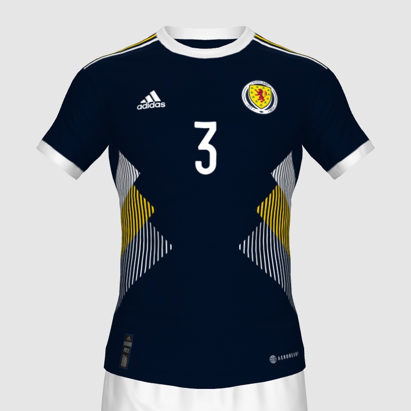 Scotland Home Kit Concept - FIFA 23 Kit Creator Showcase