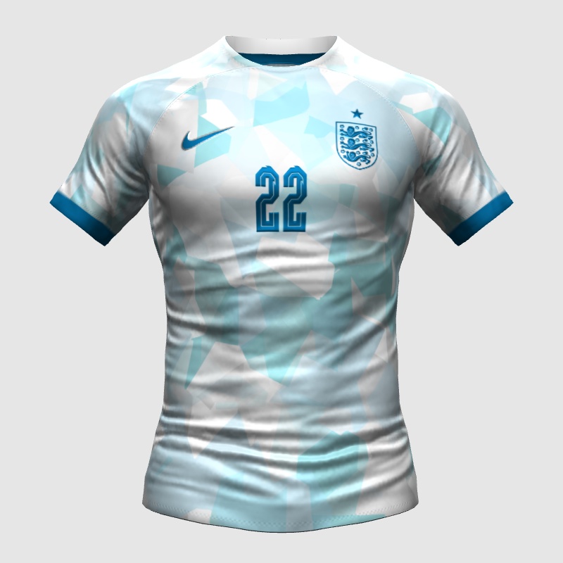 England "Diamond-Cut" Home Concept - FIFA Kit Creator Showcase