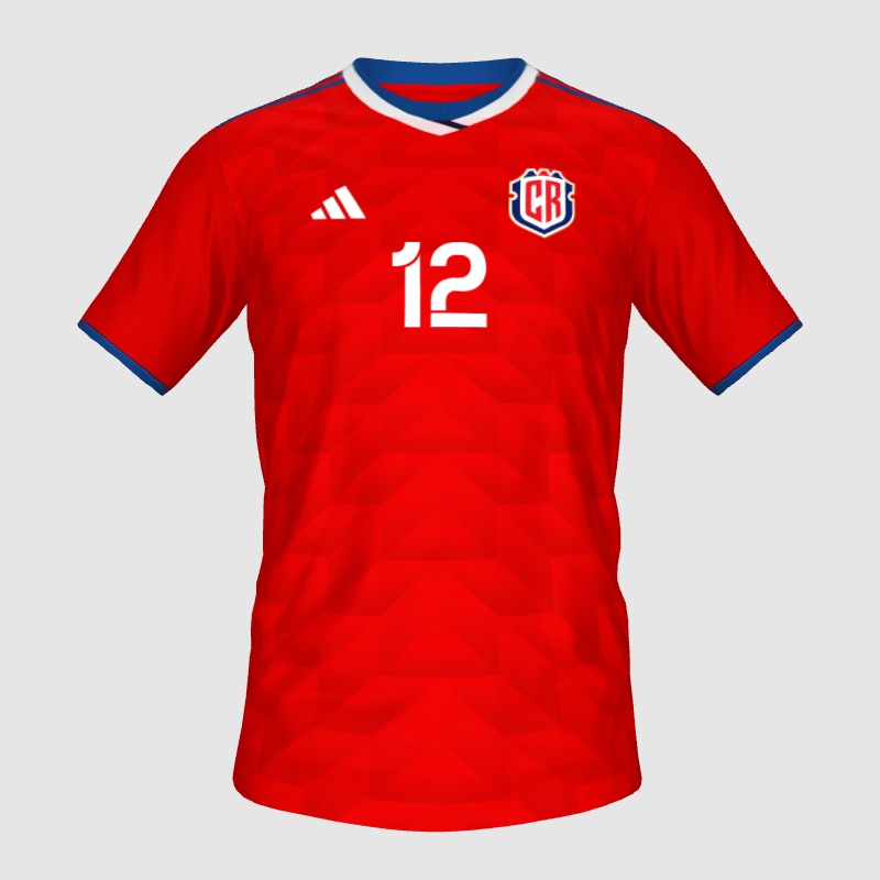 Costa Rica 2022 World Cup Home Kit Concept - FIFA Kit Creator Showcase