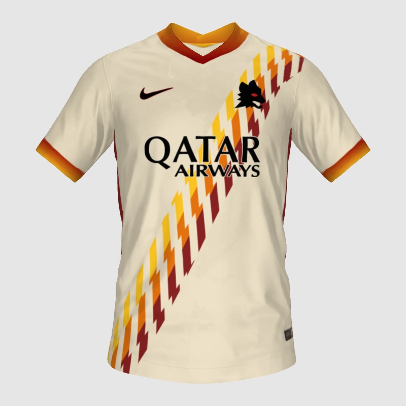 AS Roma 20/21 Away kit Remastered - FIFA Kit Creator Showcase