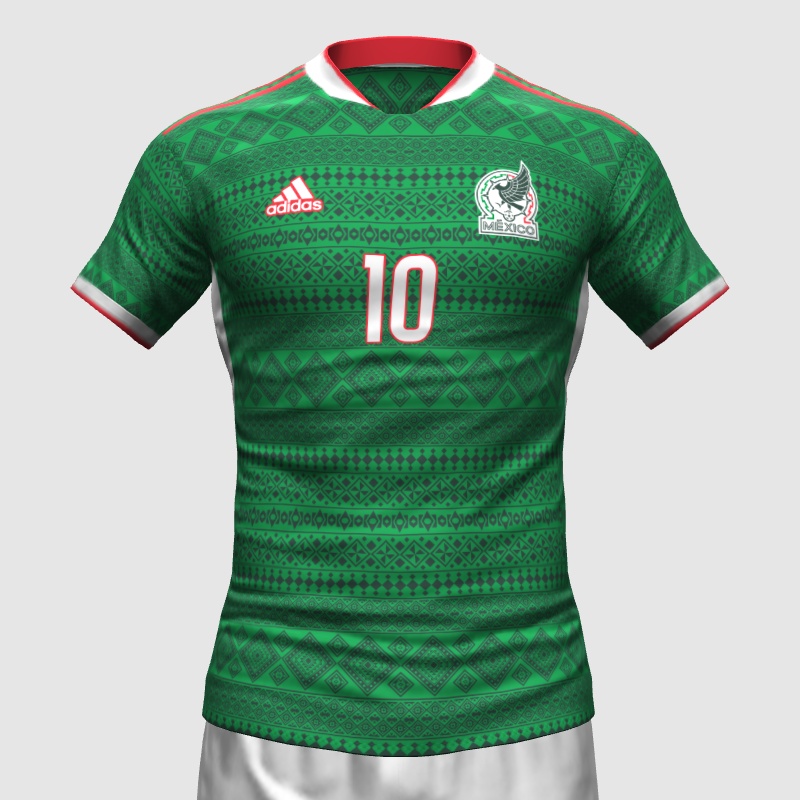 Mexico 2022 World Cup Home Kit - FIFA Kit Creator Showcase
