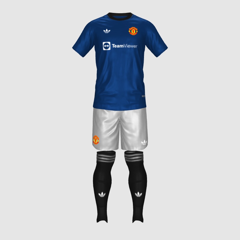 Manchester United Blue Third Kit - FIFA Kit Creator Showcase