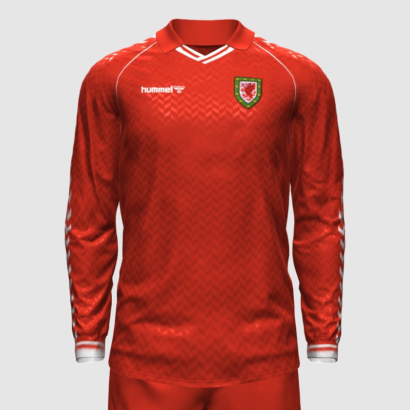 Wales 1987 Home - FIFA Kit Creator Showcase
