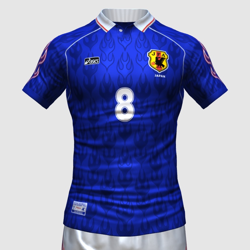 Japan x Asics Home 1998 - FIFA 23 Kit Creator Showcase
