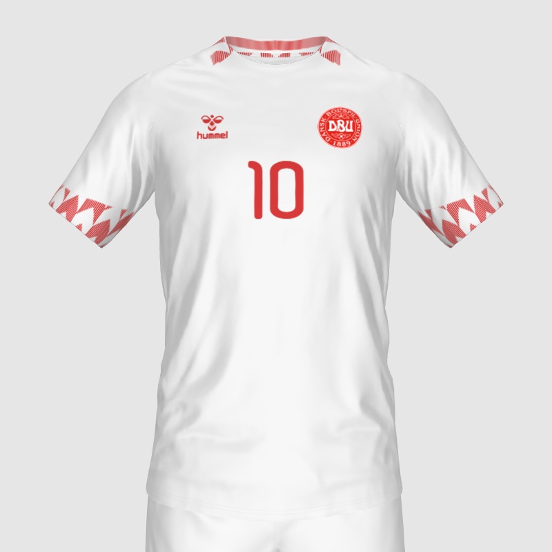 Denmark World Cup Away 2022 - FIFA Kit Creator Showcase