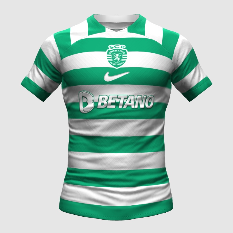Sporting CP 22/23 Home kit "fixed" - FIFA 23 Kit Creator Showcase