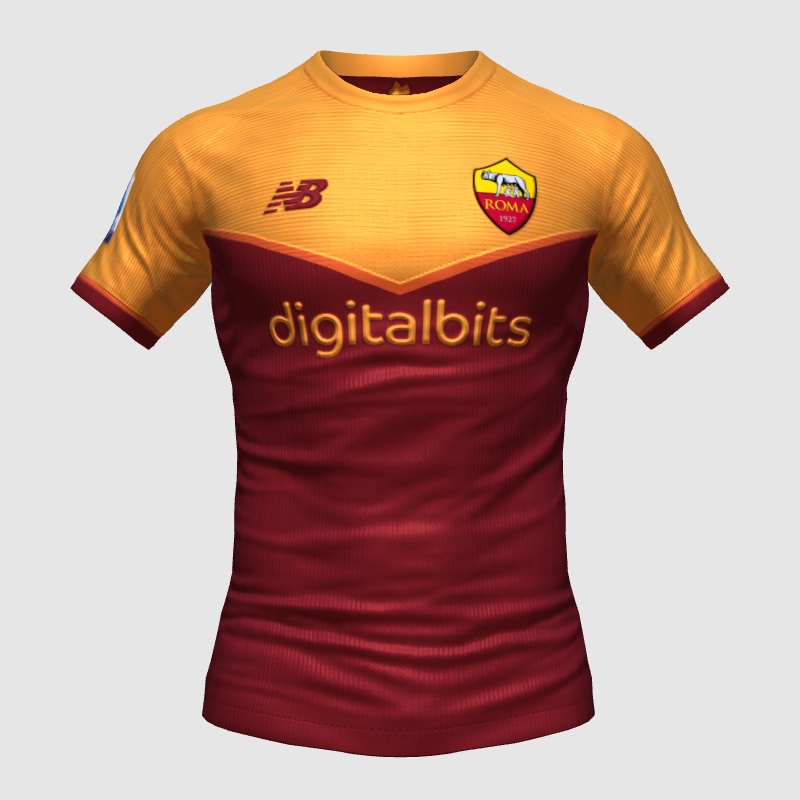 Roma home concept - FIFA 23 Kit Creator Showcase
