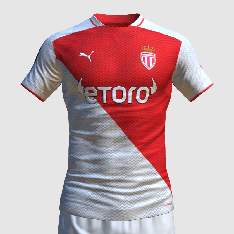 A.S. Monaco home kit concept - FIFA Kit Creator Showcase