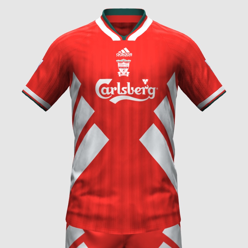 Liverpool 93/94 Home Kit - FIFA 23 Kit Creator Showcase