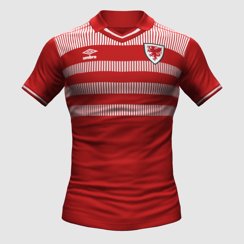 Wales Umbro Concept Home - FIFA 23 Kit Creator Showcase