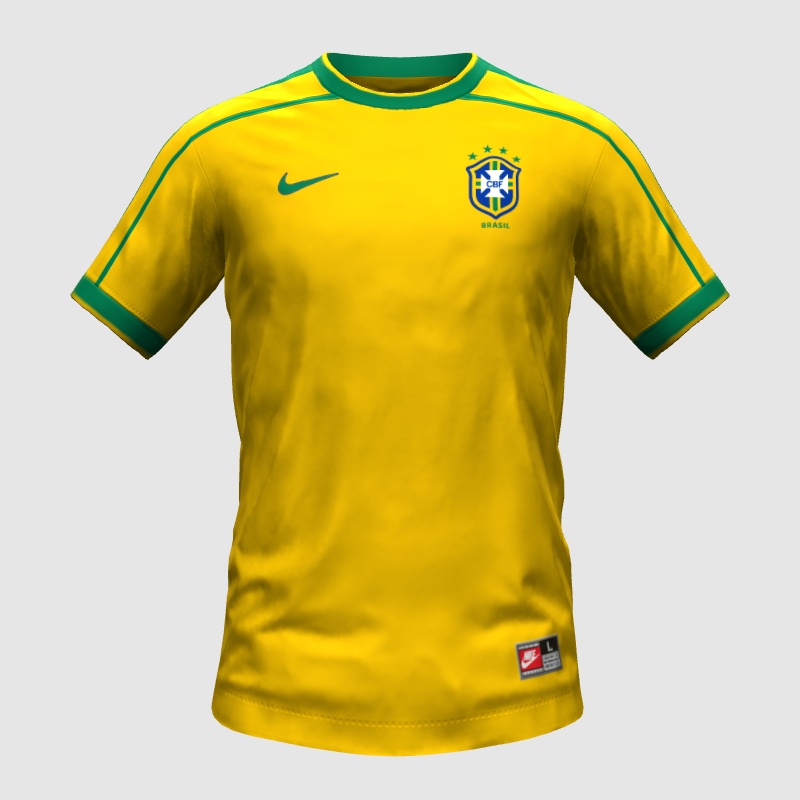 Brazil 1998 Home Kit - FIFA Kit Creator Showcase