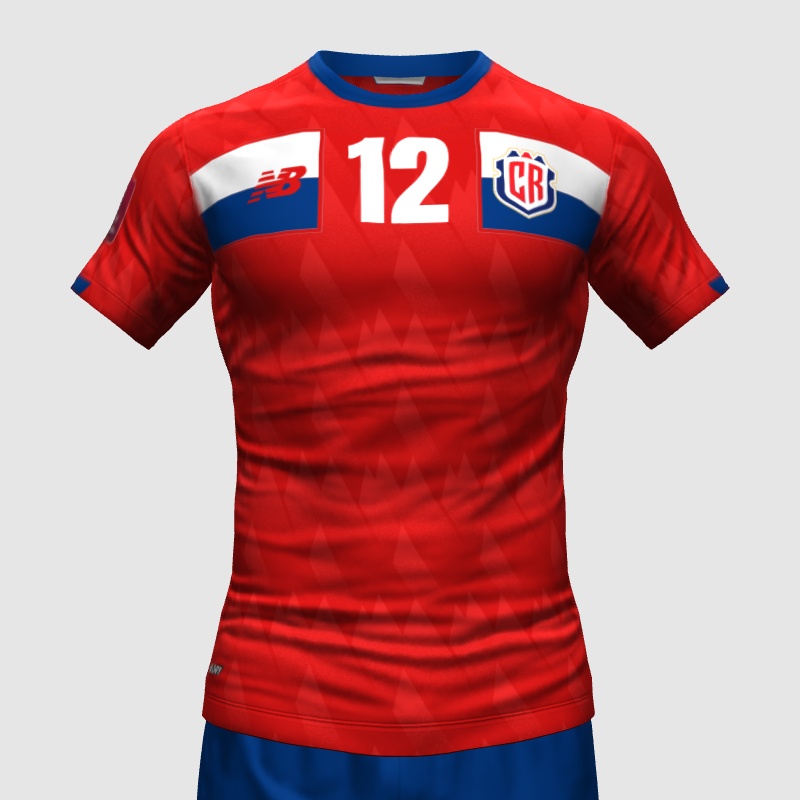 Costa Rica Home Concept FIFA 23 Kit Creator Showcase Costa Rica Home Concept FIFA 23 Kit Creator Showcase