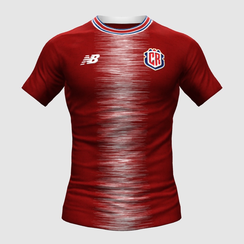 Costa Rica World Cup Home Kit Concept - FIFA Kit Creator Showcase