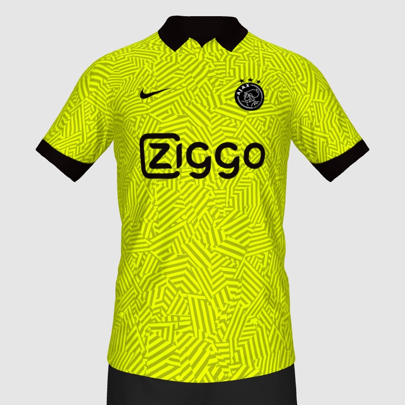 AJAX Neon yellow? green? idk anymore - FIFA 23 Kit Creator Showcase