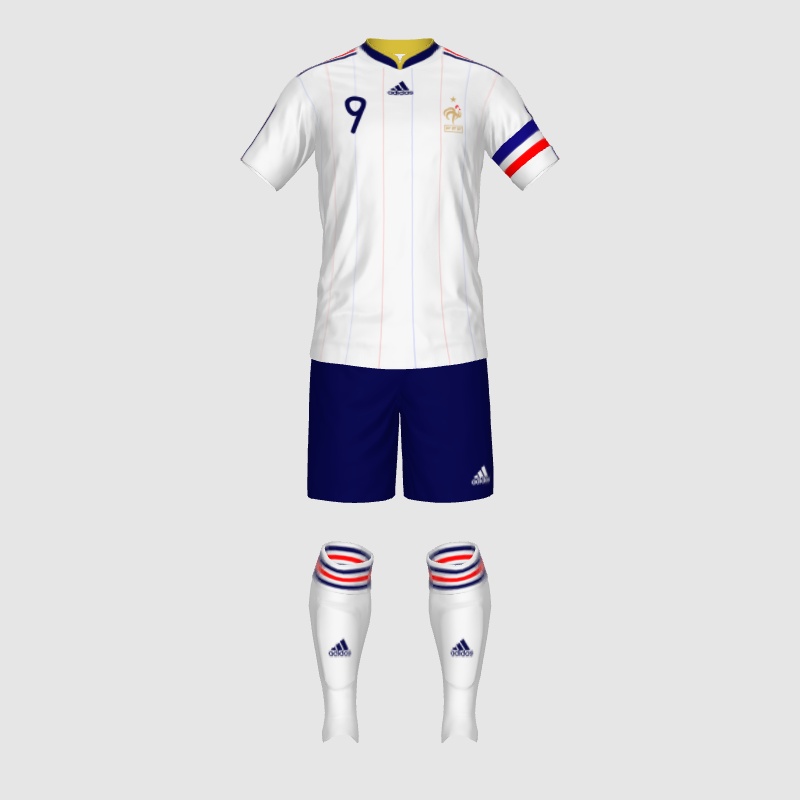 France World cup 2010 Away - FIFA 23 Kit Creator Showcase