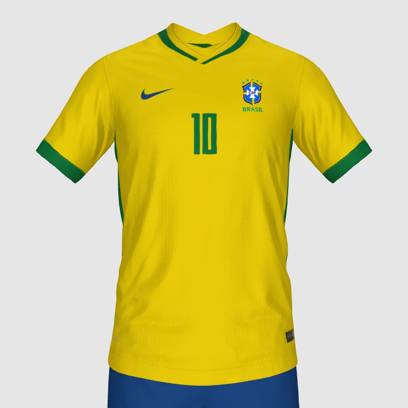 Brazil 2022 WC Home - FIFA 23 Kit Creator Showcase