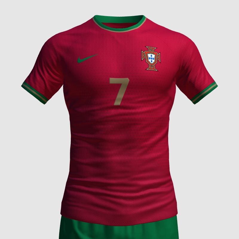 Portugal 2022 World Cup Home - FIFA 23 Kit Creator Showcase