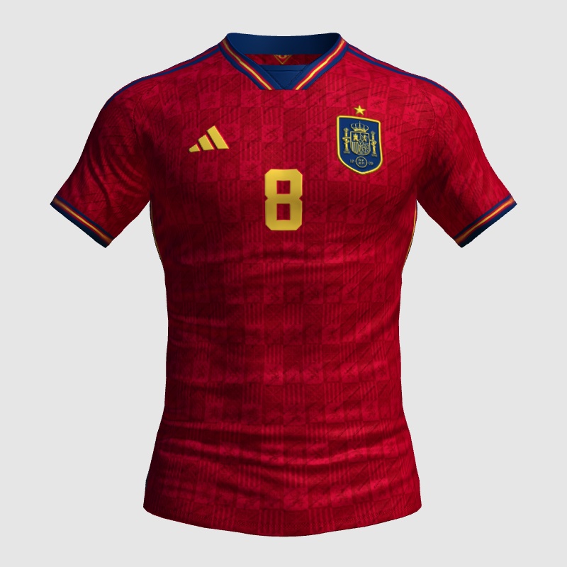 Adidas x Spain Home kit - FIFA Kit Creator Showcase