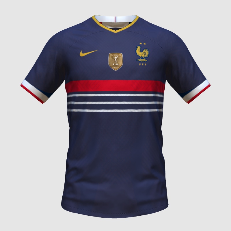 France Home World Cup 2022 - FIFA 23 Kit Creator Showcase France Home World Cup 2022 - FIFA 23 Kit Creator Showcase