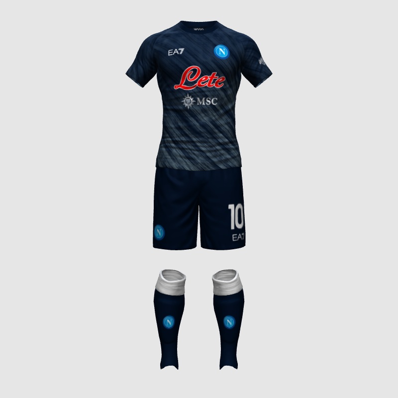 SSC Napoli Third Match Shirt 2022/2023 - FIFA 23 Kit Creator Showcase