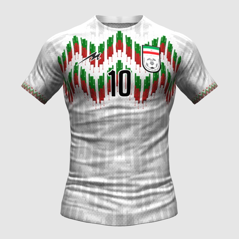 Iran home WC22 - FIFA Kit Creator Showcase