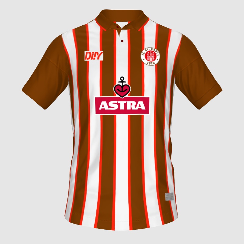 FC St Pauli retro inspired concept - FIFA 23 Kit Creator Showcase